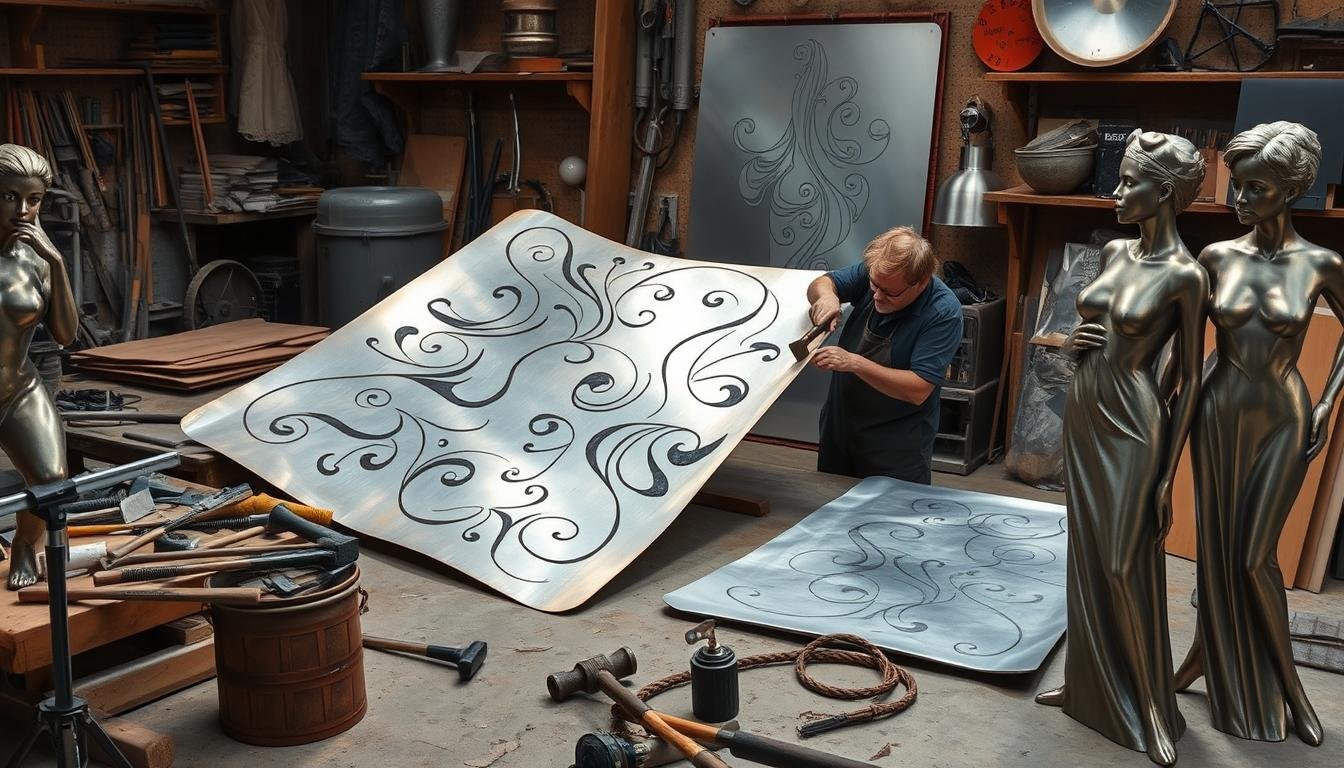 Jackie Kennedy Sheet Metal Art & Style Finds