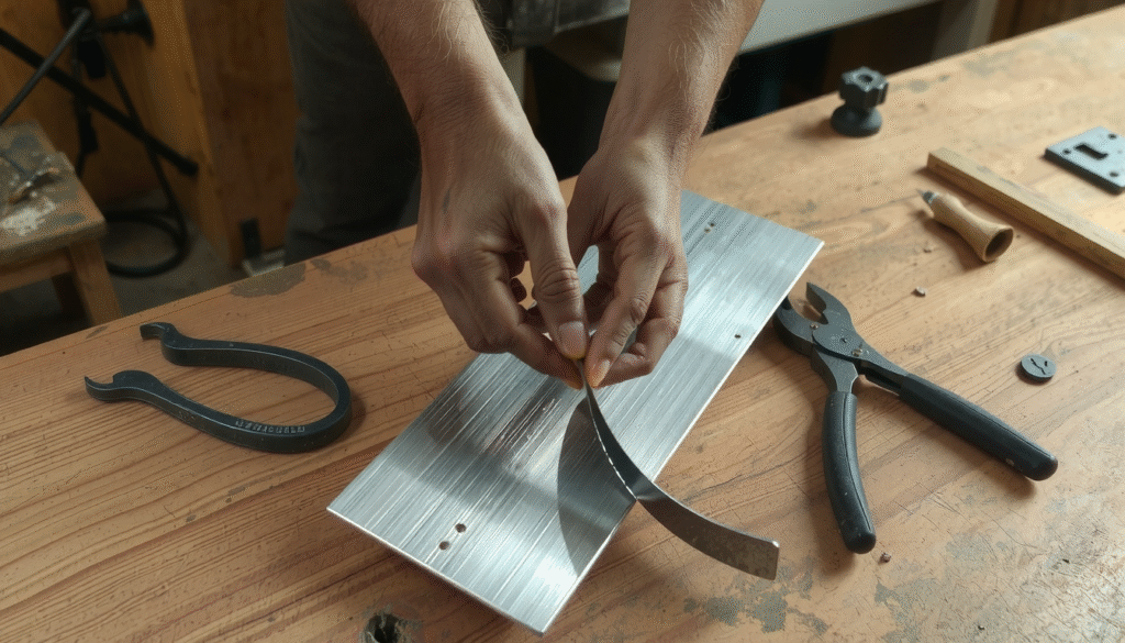 How to Bend Aluminum Sheet Metal Without a Brake - DIY Guide